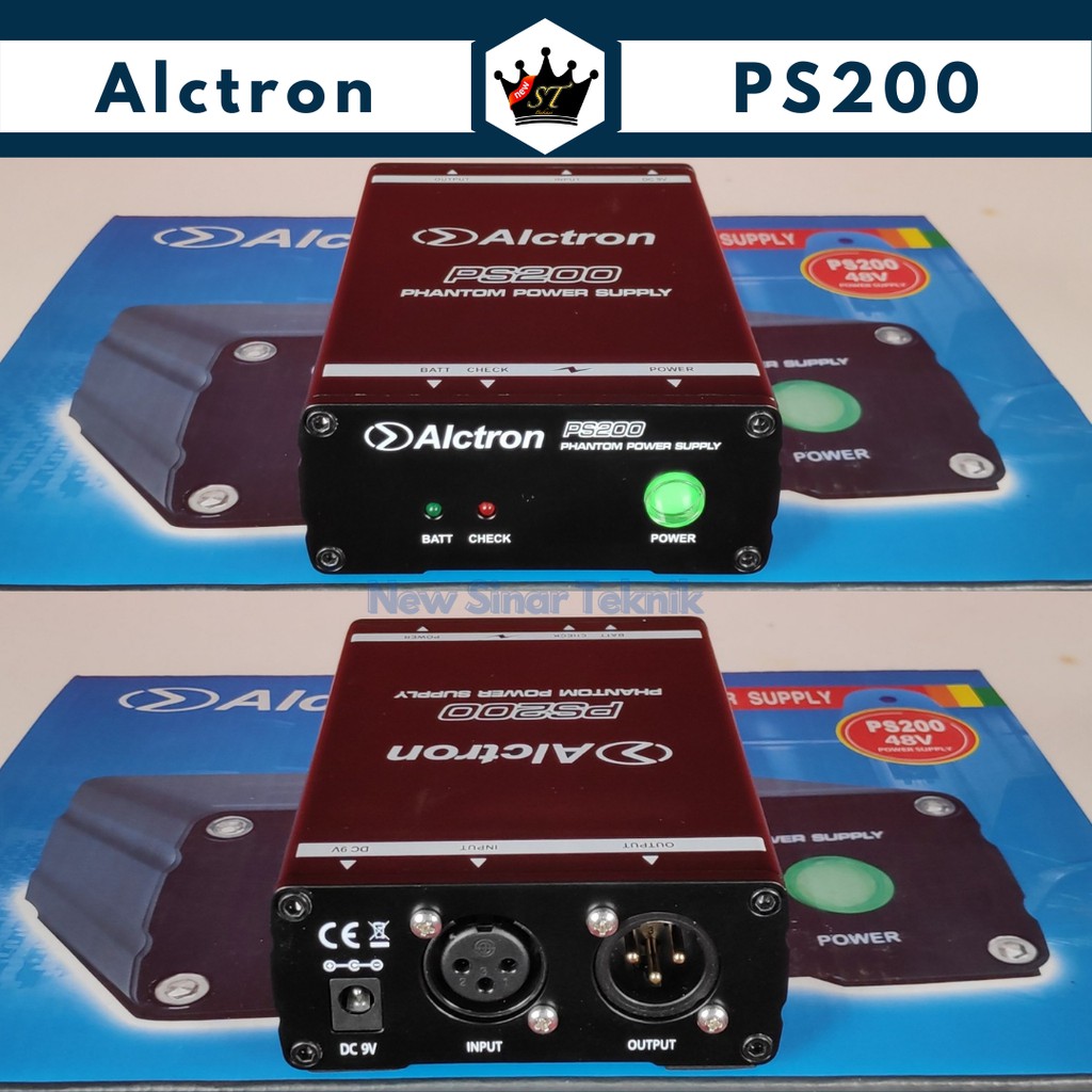 Jual ALCTRON PS200 PS-200 PS 200 Phantom Power Supply +48V 48 Volt ...