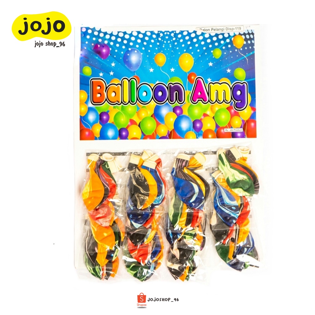 Jual Balon Ulang Tahun Balon Ultah Latex Tebal AMG Display Disp-119 ...