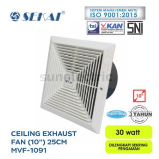 Jual Exhaust Plafon / Ceiling Cerobong Sekai MVF 1091 KHUSUS BATAM | Shopee Indonesia