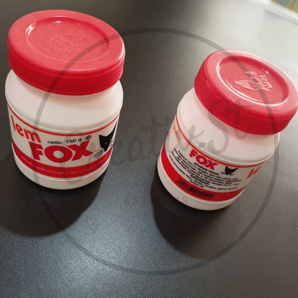 Jual Fox Lem Botol Plastik 150 Gr Putih Kayu Kertas | Shopee Indonesia