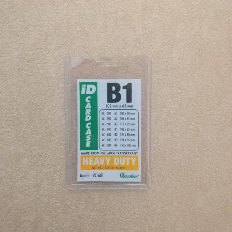 Jual ID CARD holder id CARD case DATAFLEX B1 heavy duty. NAMETAG ...
