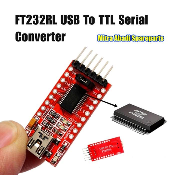 Jual FT232RL USB To TTL Serial Converter / USB Adapter Module | Shopee ...