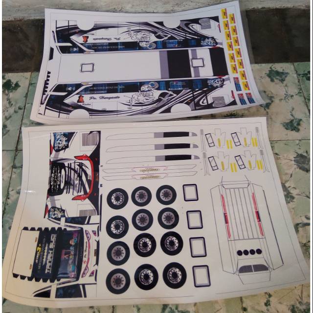 Jual Lembaran Papercraft Bus Po. Haryanto 060 Tanah Suci JB3+SHD Skala ...