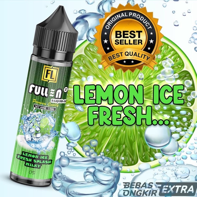 Jual liquids 60ml rasa lemon ice dingin. Likuids vapee rasa mantab ...
