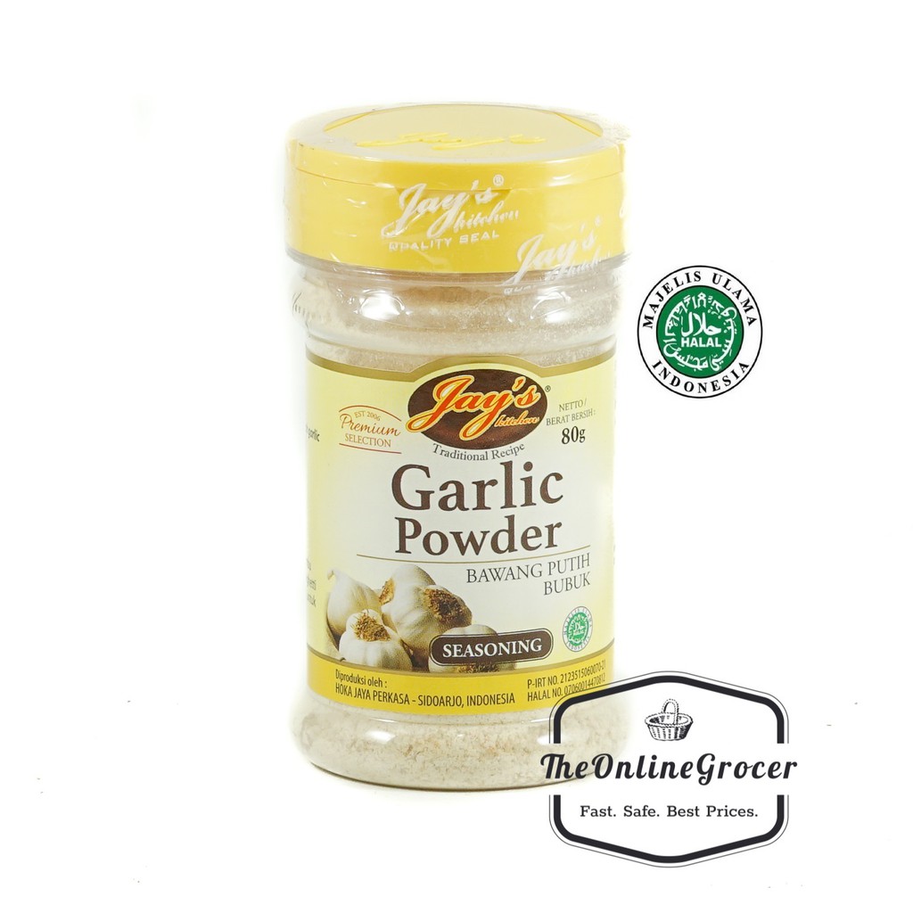 Jual Jay's Garlic Powder/Bawang Putih Bubuk 80gr | Shopee Indonesia