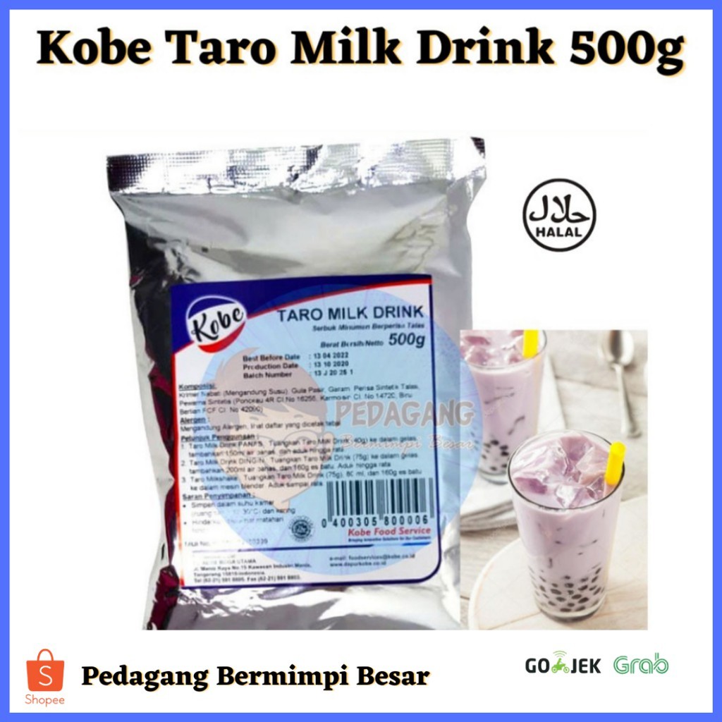 Jual Kobe Taro Milk Drink 500gr | Minuman Rasa Taro | Taro Mik Drink ...
