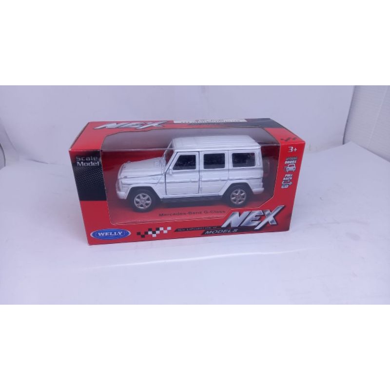 Jual Diecast Mobil Mercedes G Class Putih 1:36 Miniatur Mobil Sport ...