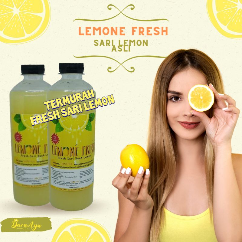 Jual Ready Sari Lemon 500ML Fresh Sari Lemon Murni Lemon Lemone Fresh ...