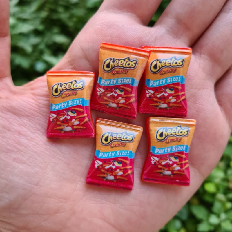 Jual Miniatur cheetos snack bahan resin for craft / aksesoris handphone ...
