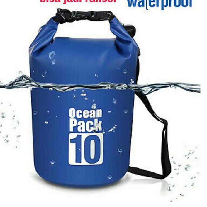 Jual 10L DRY BAG OUTDOOR WATERPROOF TRAVEL CAMPING HIKING KAYAK WATERPARK SHOULDER DUFFLE SACK ...
