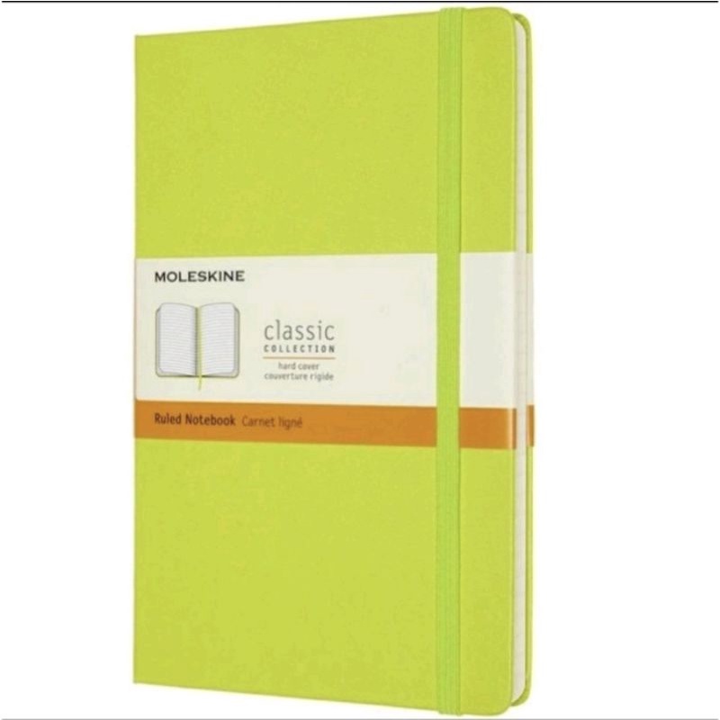 Jual Moleskine Ruled Notebook Lime Green | Shopee Indonesia