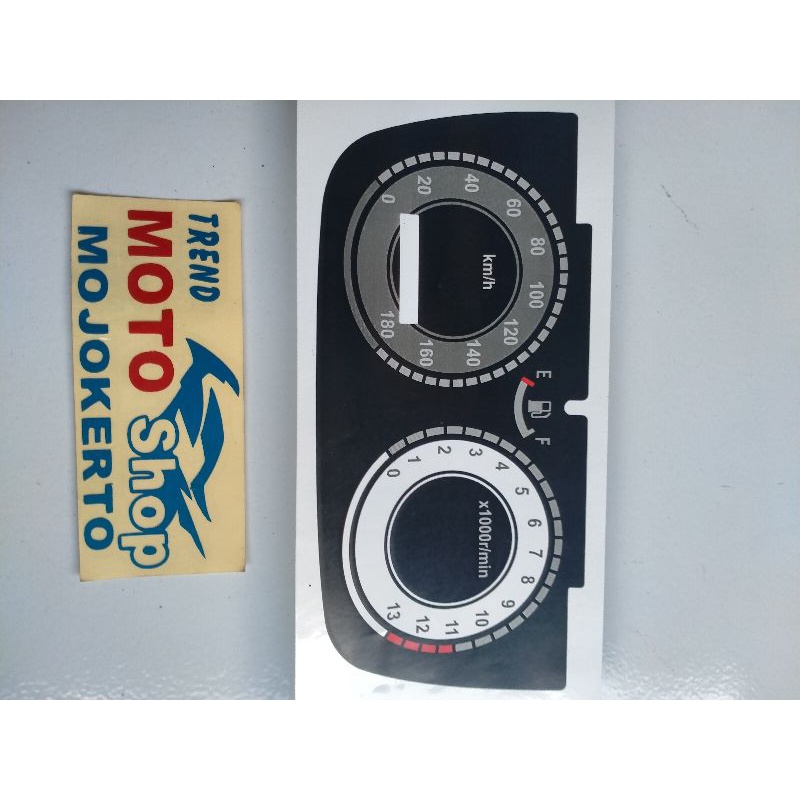 Jual stiker sticker papan speedometer satria hiu lscm malaysia | Shopee ...