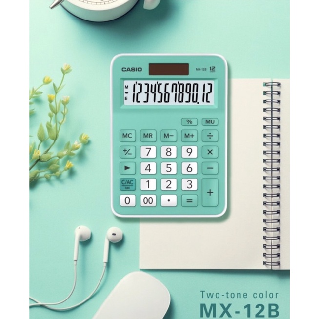 Jual Kalkulator Casio MX 12B Color - Calculator 12Digit Original | Shopee Indonesia