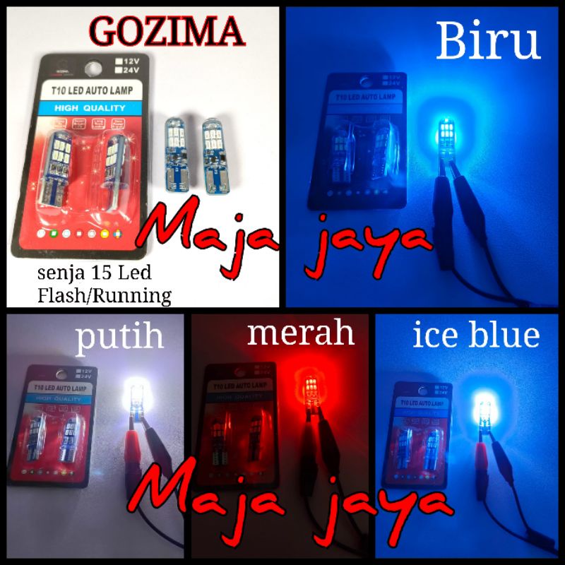 Jual Lampu Led T10 Gedip Lampu Senja Flash 12V-24V Senja Motor dan ...