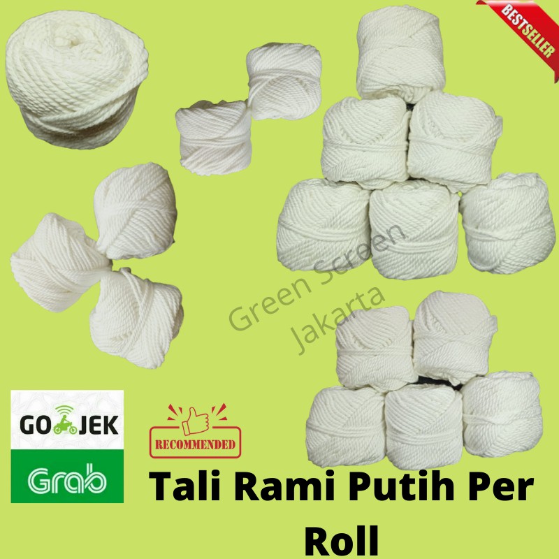 Jual Tali Rami Putih Per Roll Premium | Shopee Indonesia