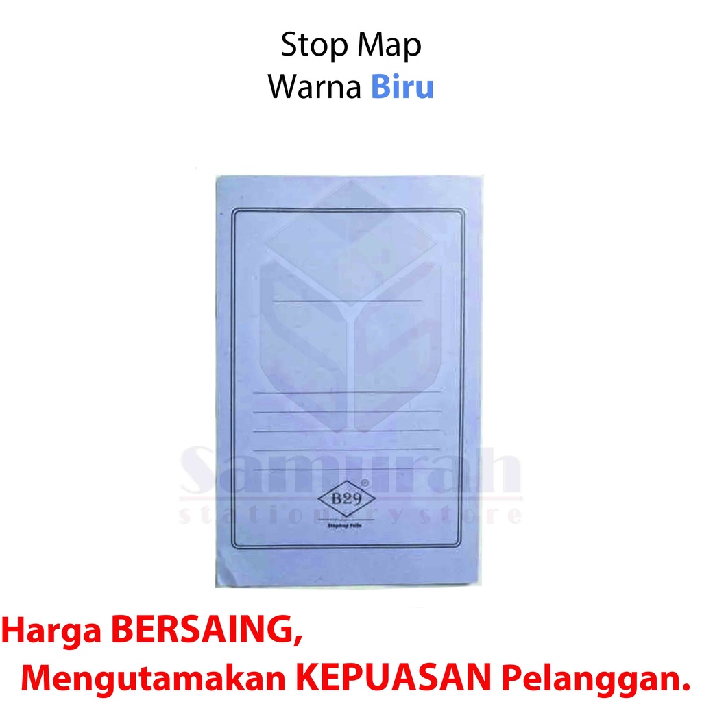 Jual Stop Map Kertas B29 Ukuran Folio / StopMap F4 Berkas Dokumen 24 x ...