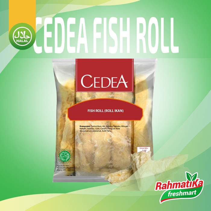 Jual Cedea Fish Roll / Roll Ikan Cedea 250 gram (Frozen Food) | Shopee ...