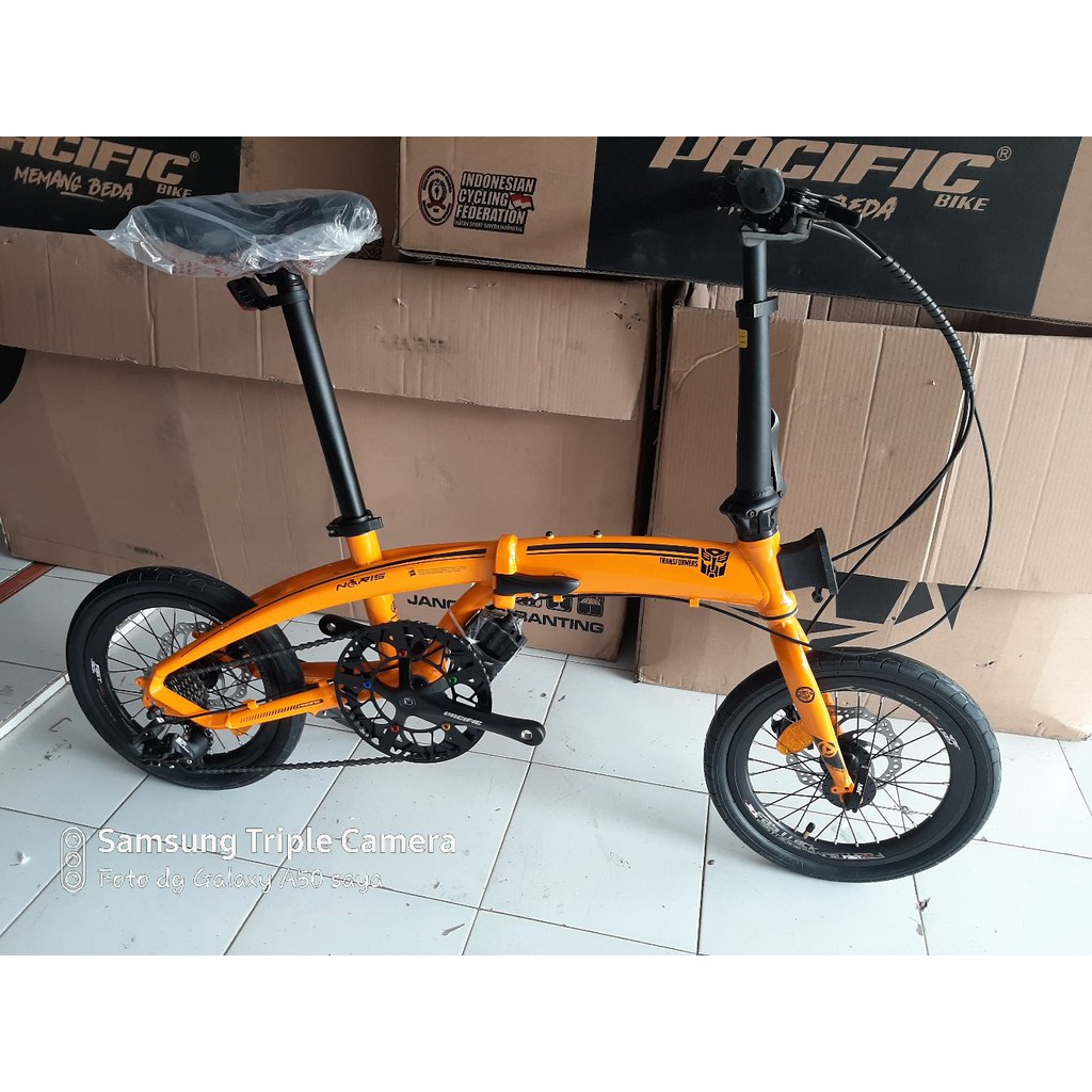 Jual Sepeda Lipat Seli Folding 16 20 inch NORIS 2.0 TRANSFORMER PACIFIC ...