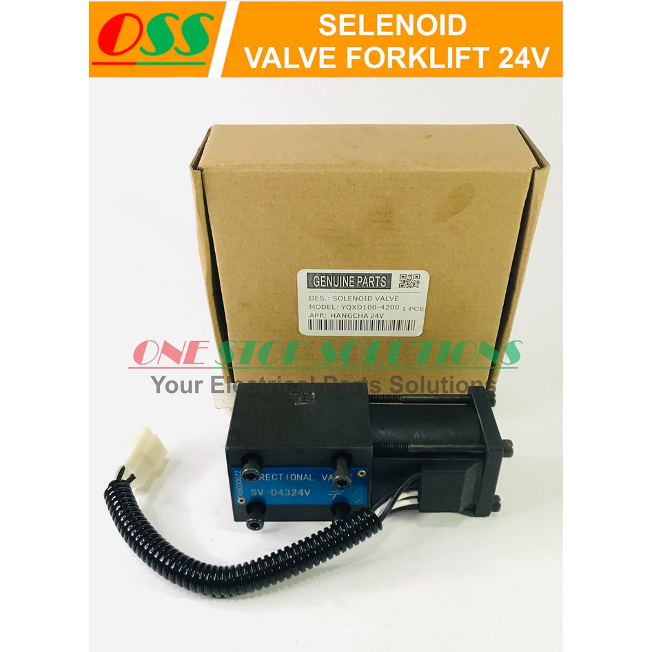 Jual SOLENOID SELENOID VALVE 24V FORKLIFT UNTUK MAJU MUNDUR | Shopee ...