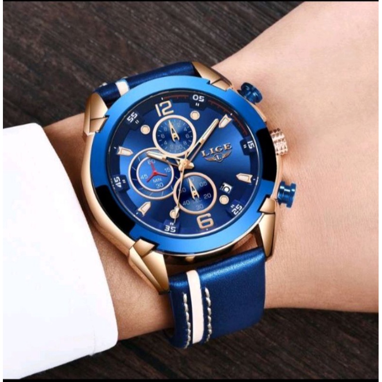 Jual jam lige warna biru | Shopee Indonesia