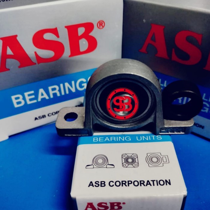 Jual Bearing KP001 / KP 001 PILLOW BLOCK ASB UP 001 / UP001 As 12 mili ( laher duduk ) | Shopee ...