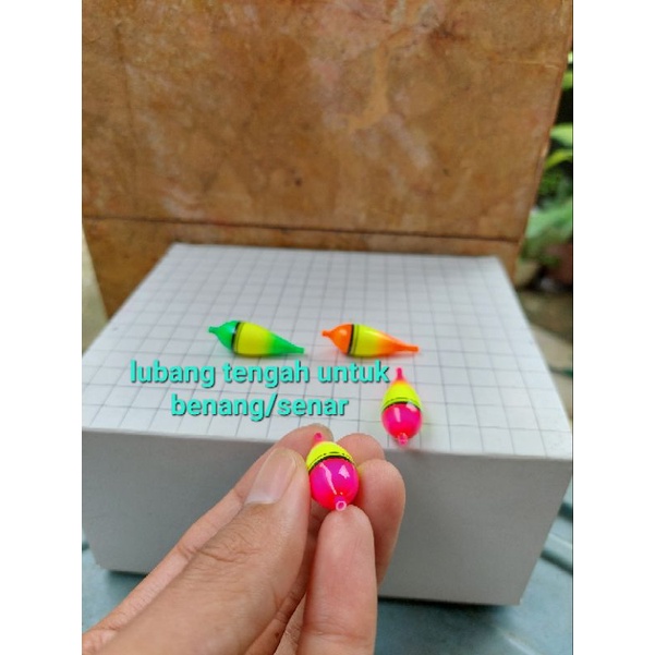 Jual Pelampung Pancing Floater Styrofoam Kumbul Pancing Gabus Bolong ...