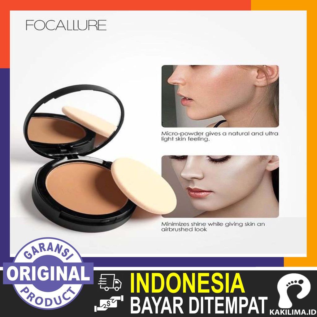 Jual KAKILIMA READY STOCK FOCALLURE PRESSED POWDER (BEDAK PADAT) FA16 ...
