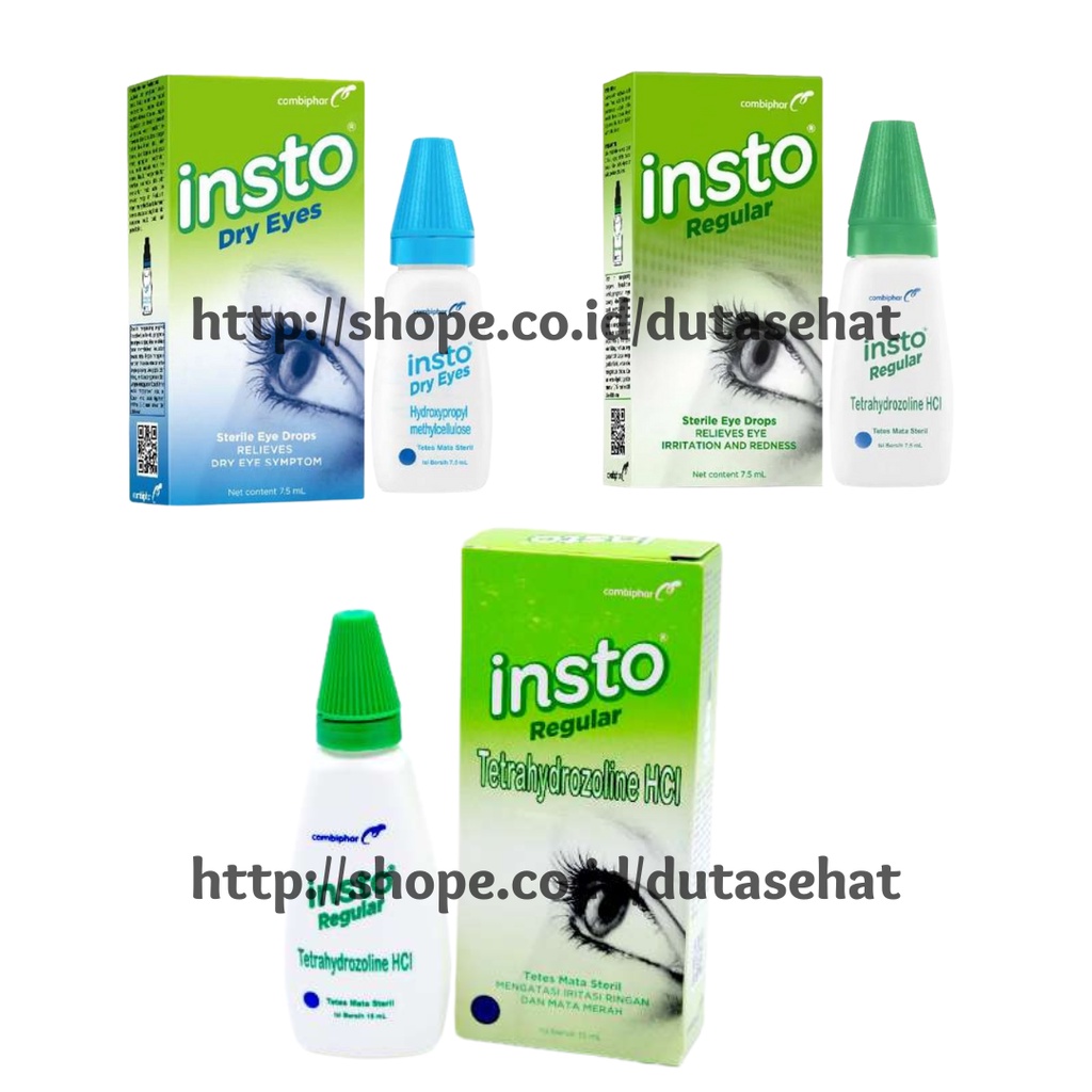 Jual Insto Eye Dry Eyes 7,5 ml, Insto Eye Drops 7,5 ml & 15 ml - Obat ...