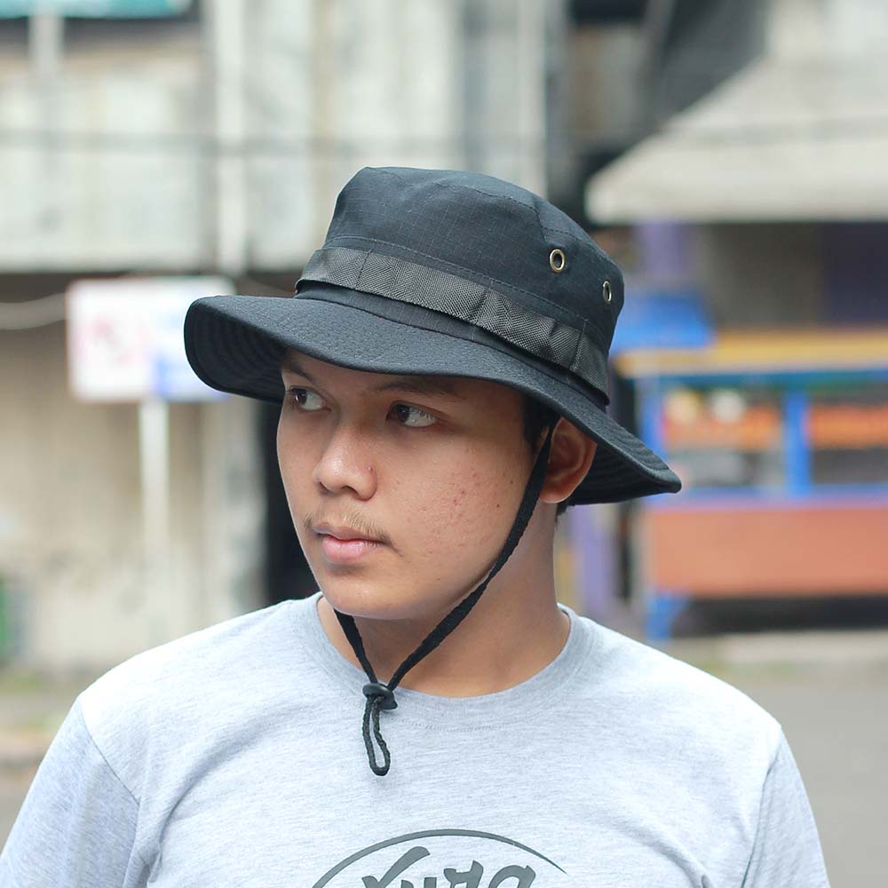 Jual Topi Rimba Gunung Adventure Petualang Pendaki Hiking Mancing Tali ...