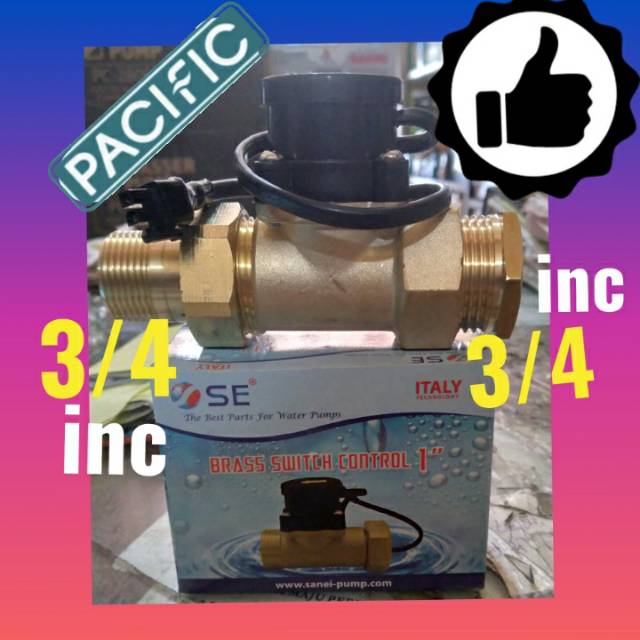 Jual Flow switch San Ei 3/4" × 3/4" inch 400 watt otomatis pompa air ...