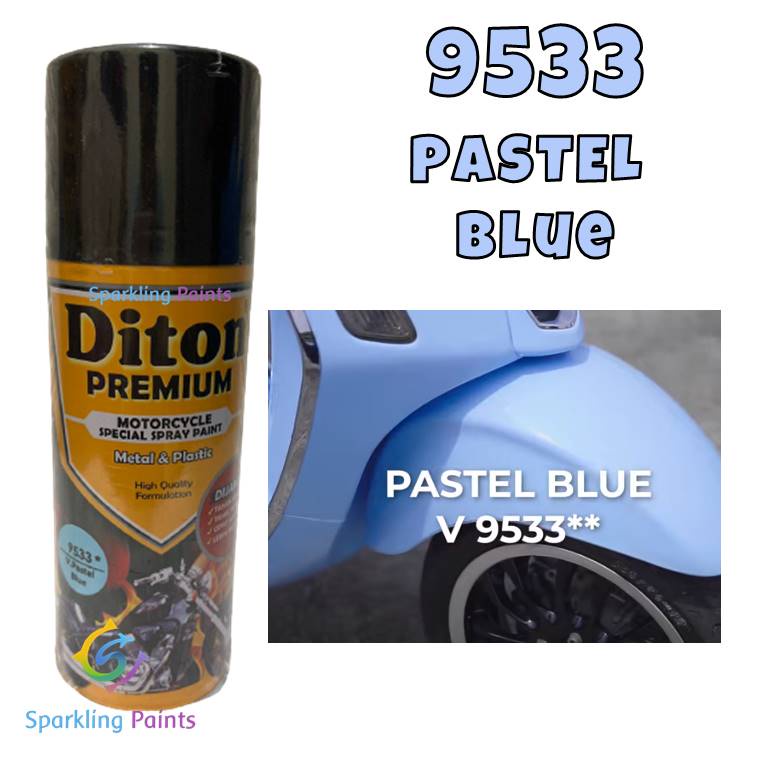 Jual Pilok Diton Premium V.Pastel Blue 9533 400ml Warna Biru Pastel ...