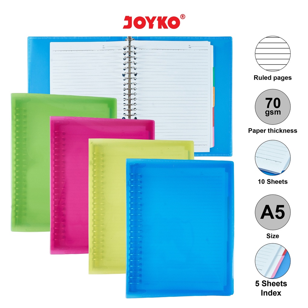 Jual Binder Note Joyko A5-MHTC-518 | Shopee Indonesia