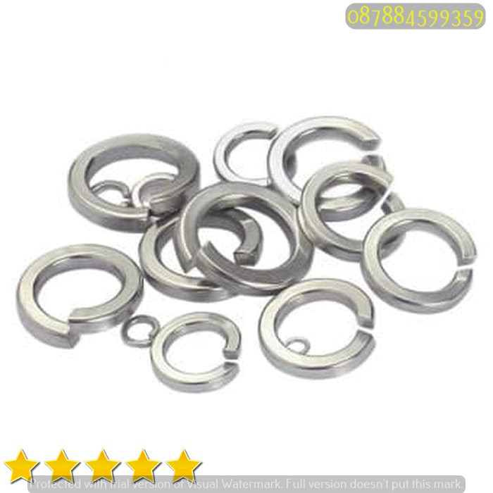 Jual Bisa Bayar di TEMPAT M16 Ring Per Ver Putih (Spring Washer ...