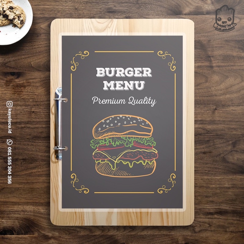 Jual Tempat Menu Kayu PINUS A4, Alas Menu Untuk menu ukuran A4 | Shopee ...