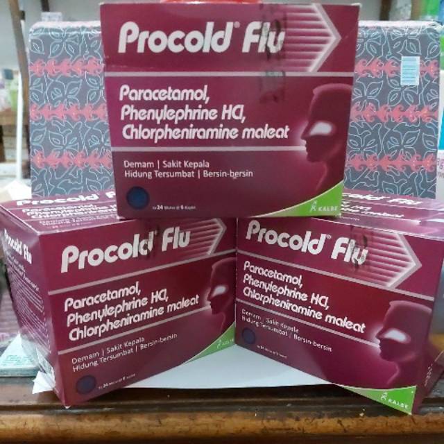 Jual Procold flu 1box isi 24 blister @ kaplet | Shopee Indonesia
