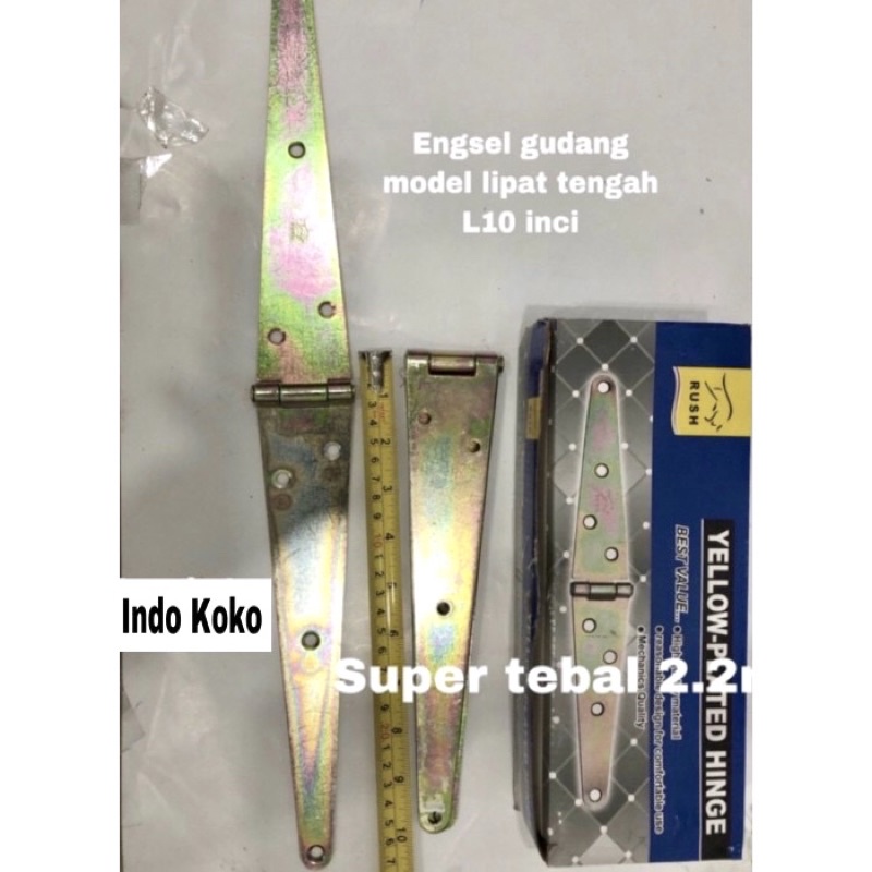 Jual Engsel pintu gerbang L 10 heavy duty Engsel pintu garasi gudang ...