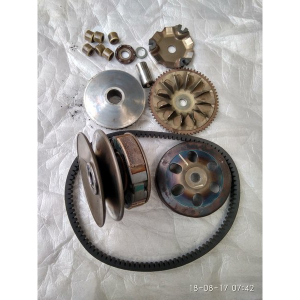Jual puly poly roler v belt depan belakang cvt set lengkap honda beat ...