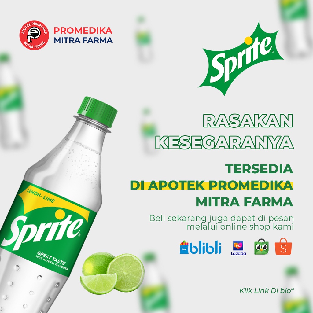 Jual Sprite 250 ml / Botol / Minuman Bersoda Rasa Lemon | Shopee Indonesia