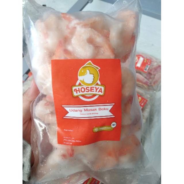 Jual HOSEYA UDANG MASAK BEKU 500GR || Frozen Food Bandung Udang Kupas ...