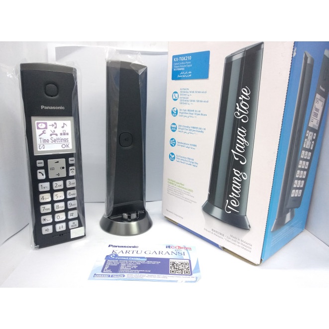 Jual Telepon Wireless Panasonic Kx-Tgk210 (Hitam) | Shopee Indonesia