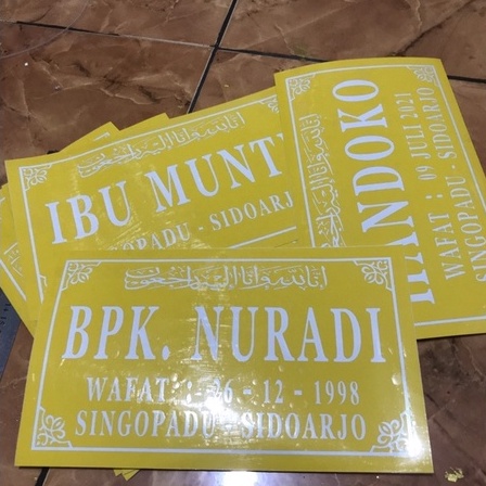 Jual Sticker Batu Nisan | Shopee Indonesia