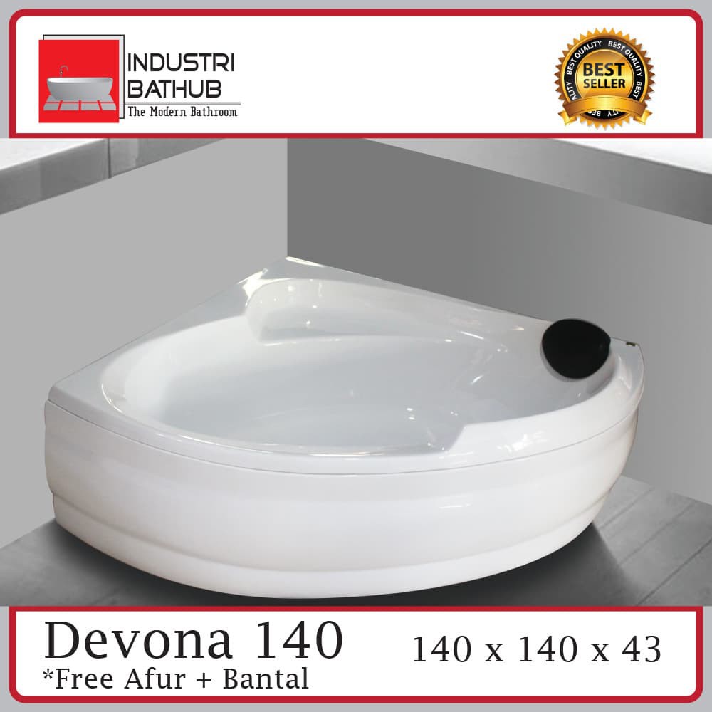 Jual Industri Bathtub Corner Spa type Devona 140 Marble | Shopee Indonesia