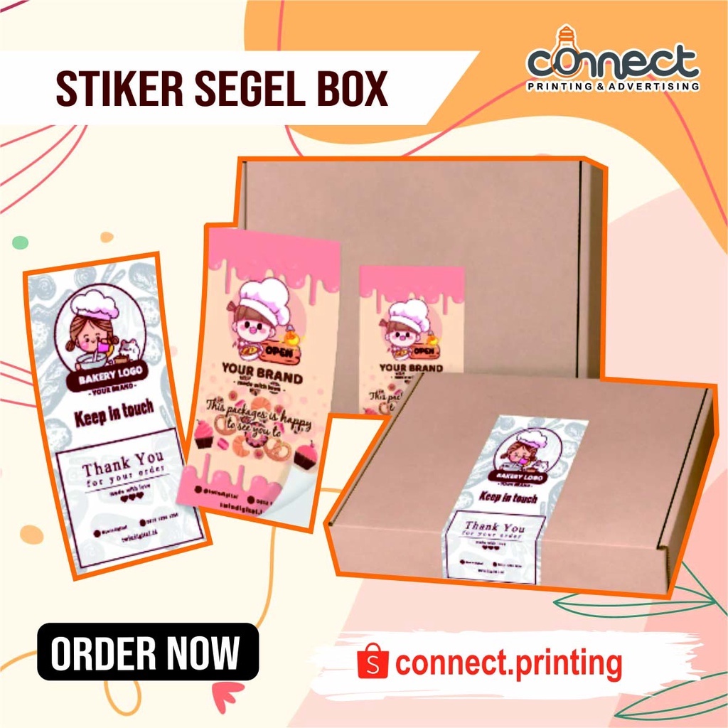 Jual Stiker Segel Box Packaging (Order Sesuai Ketentuan) | Shopee Indonesia
