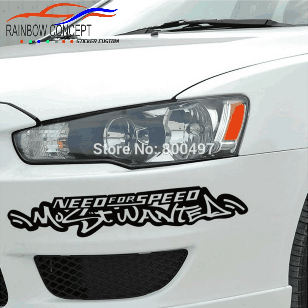 Jual Sticker stiker cutting need for speed mostwanted sticker mobil ...