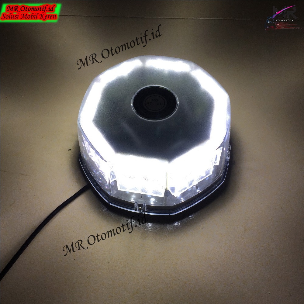 Jual Lampu Rotari Led 8 Mode Nyala 16 Mata Mobil Truck Truk Canter Hino ...
