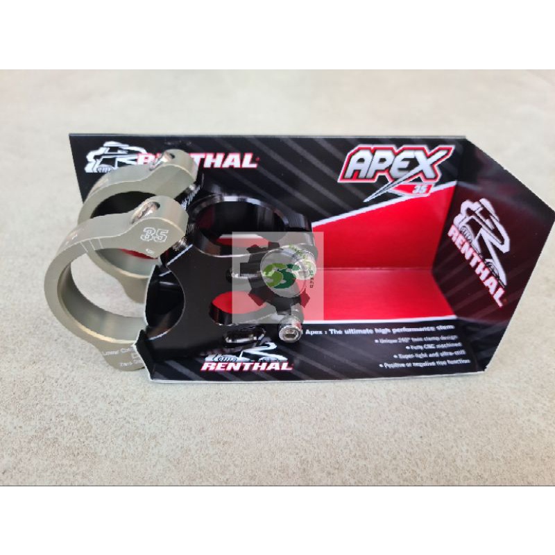 Jual Stem Renthal Apex Clamp Diameter 35 Gold Black | Shopee Indonesia