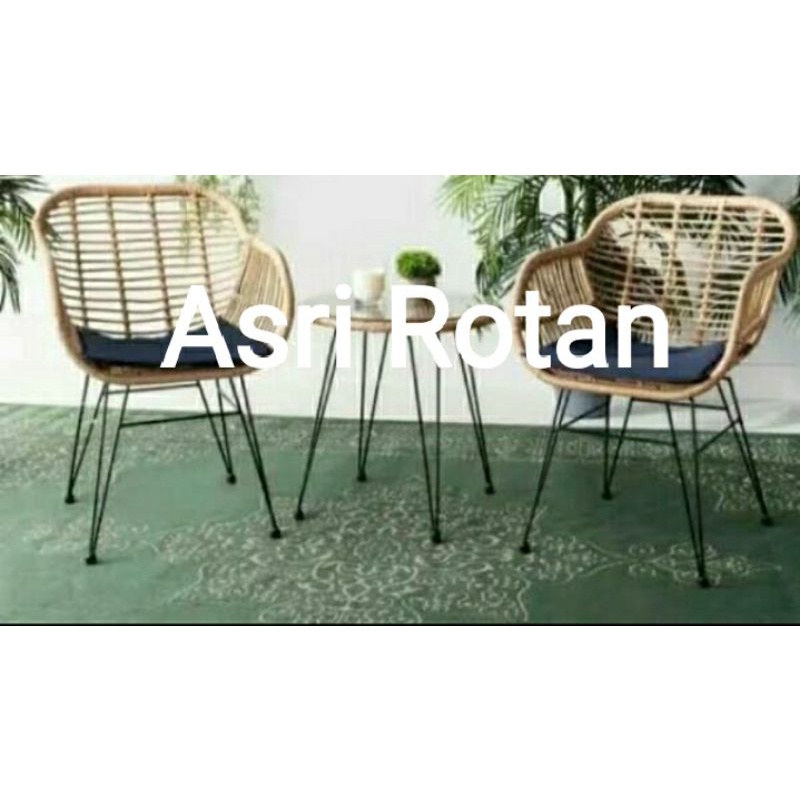 Jual ( KUALITAS EXPORT ) Kursi Cafe Rotan Besi ( Harga Grosir ...