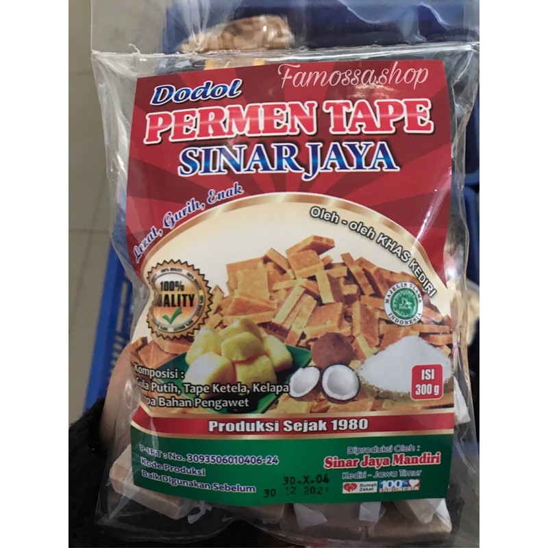 Jual DODOL PERMEN TAPE CAP SINAR JAYA | Shopee Indonesia