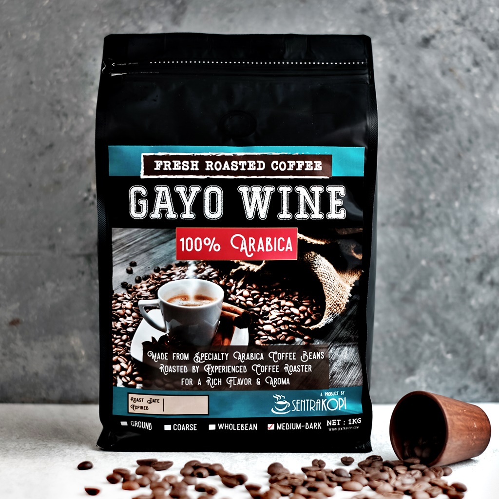 Jual Kopi Arabika Gayo Wine 1KG - Bubuk / Biji - Aceh Gayo Arabica ...