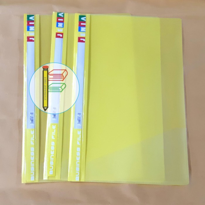 Jual Map Business File Pocket Kantong Folio F4 Jenia Acco Snel Grosir ...